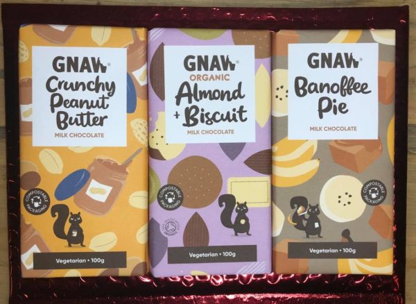 Post box chocolate drop.